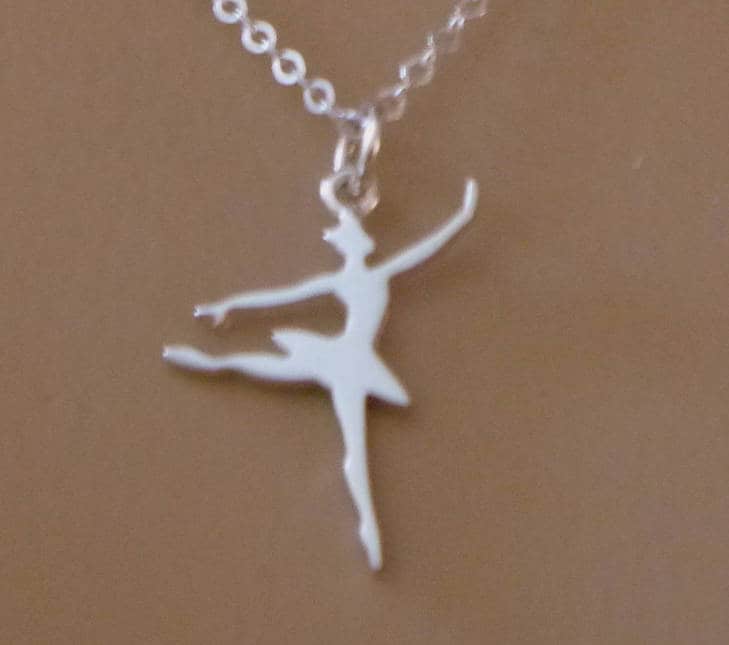 Ballerina Necklace Ballerina Charm Ballet Dance Jewelry | Etsy
