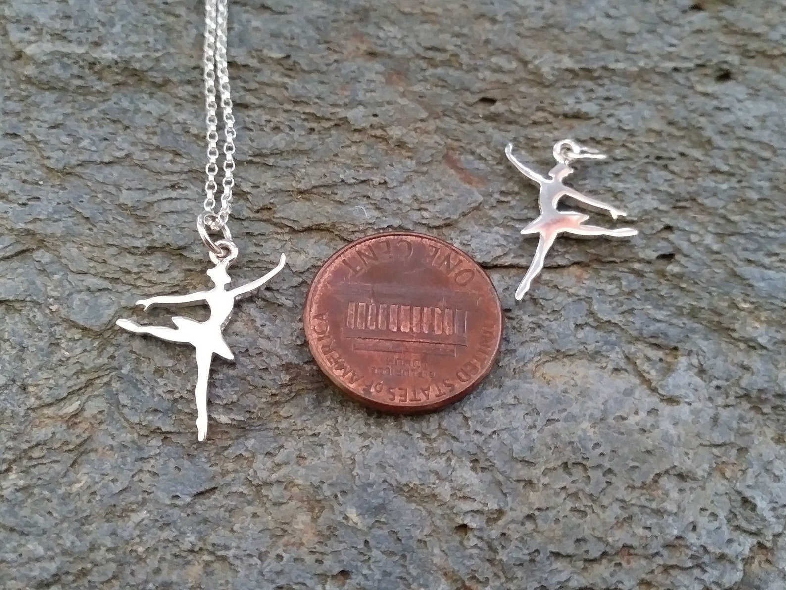 Ballerina Necklace Ballerina Charm Ballet Dance Jewelry | Etsy