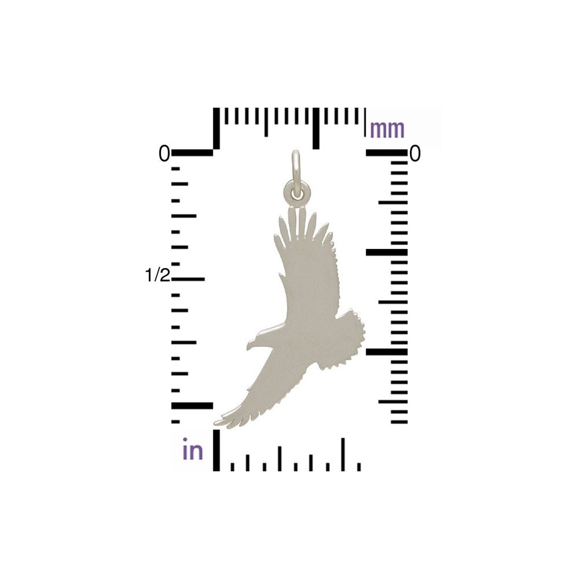 SOAR HIGH Eagle Necklace Message Card of Strength Focus and - Etsy