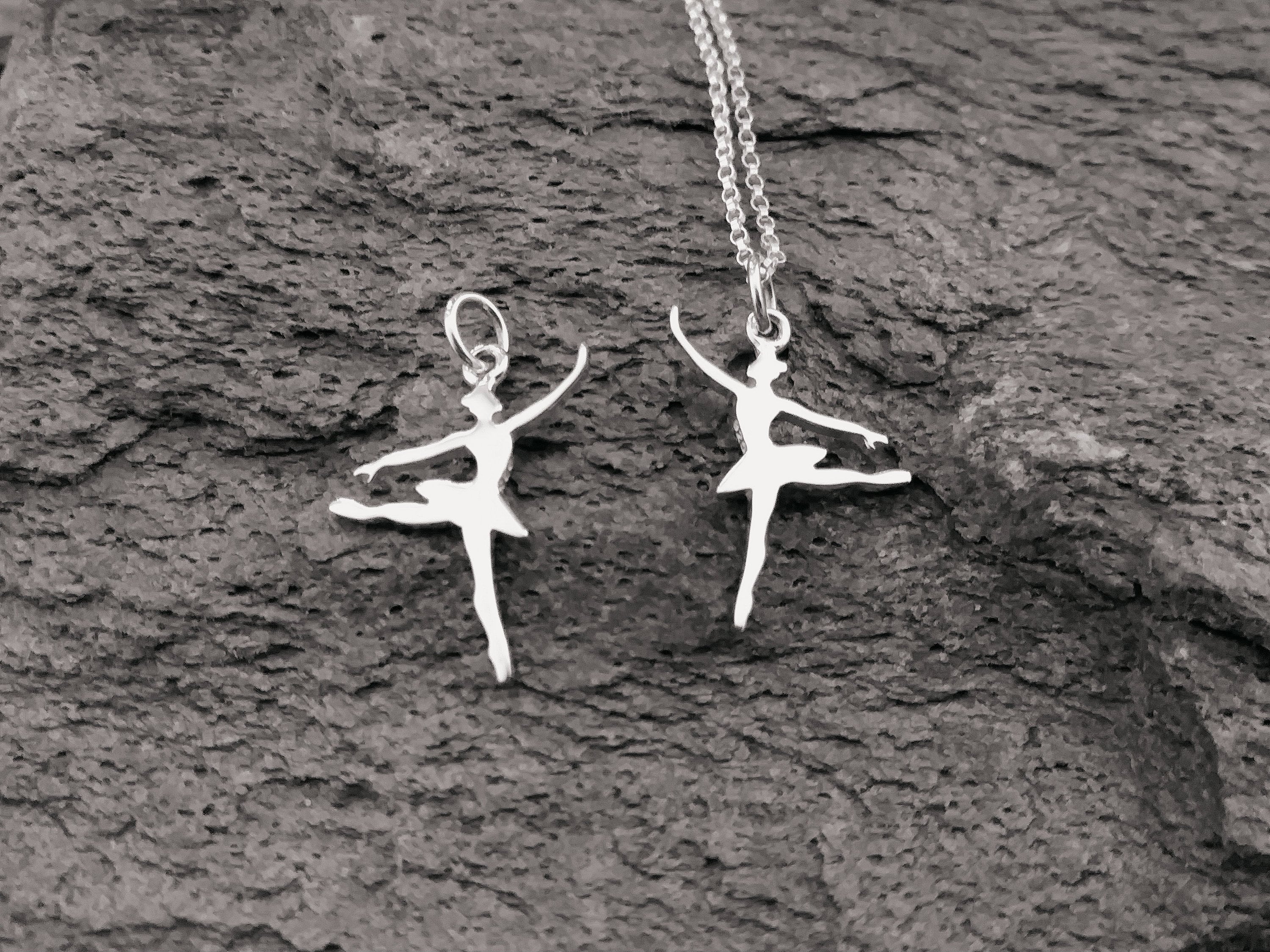 Ballerina Necklace Ballerina Charm Ballet Dance Jewelry | Etsy