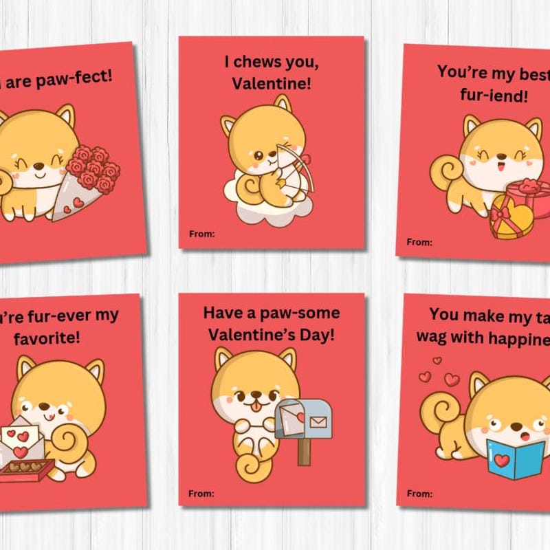 Cute Valentine Card - Etsy