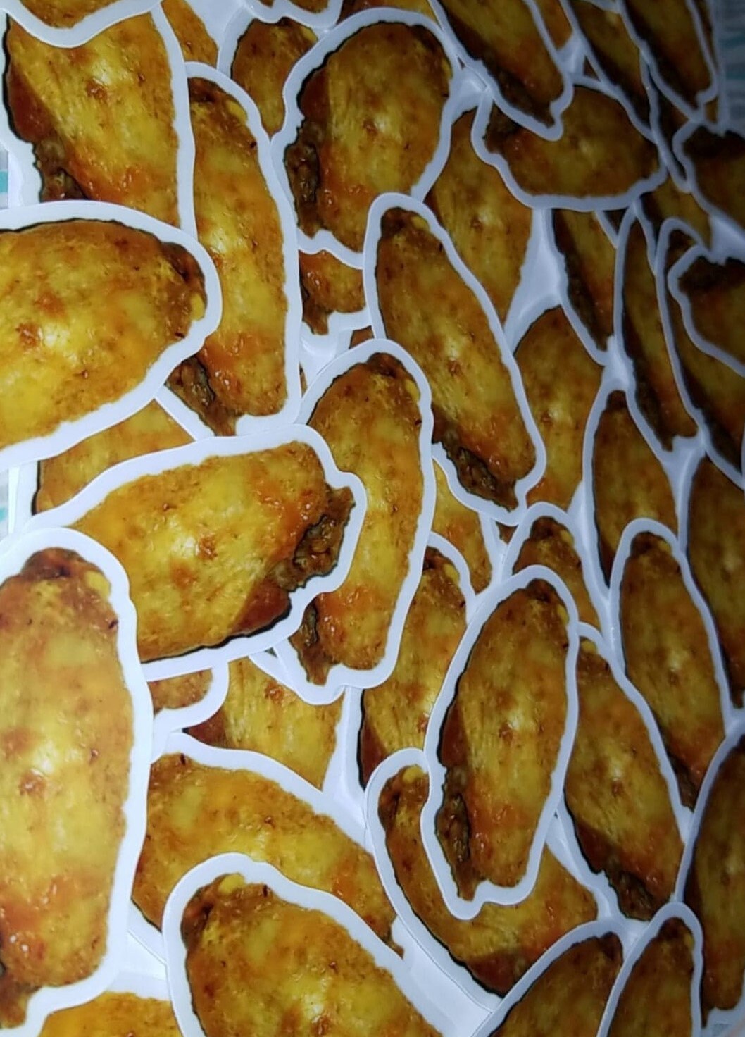 Waterproof Chicken Wing Sticker - Etsy