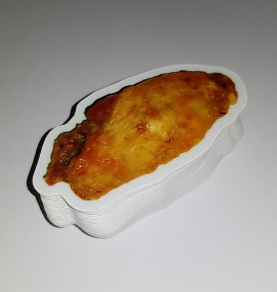 Waterproof Chicken Wing Sticker - Etsy