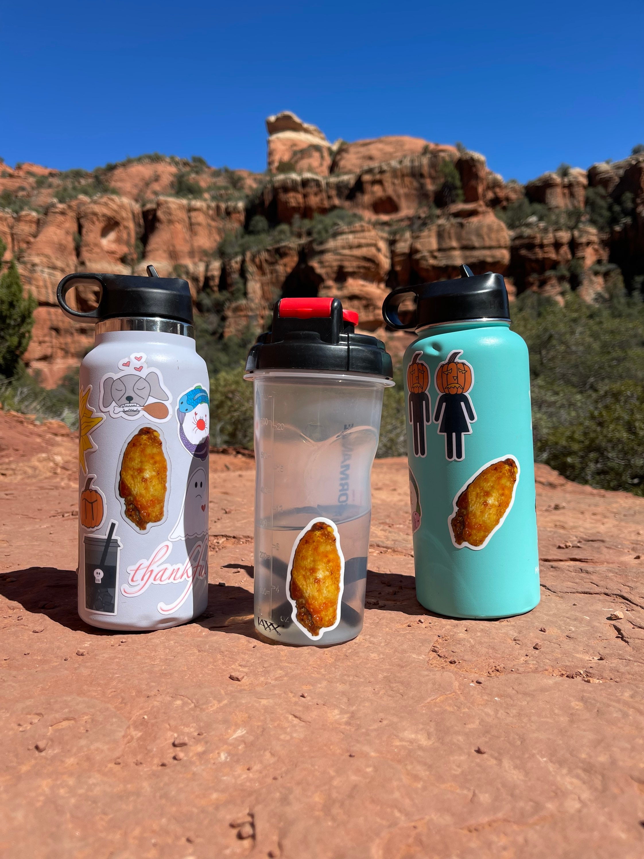 Waterproof Chicken Wing Sticker - Etsy