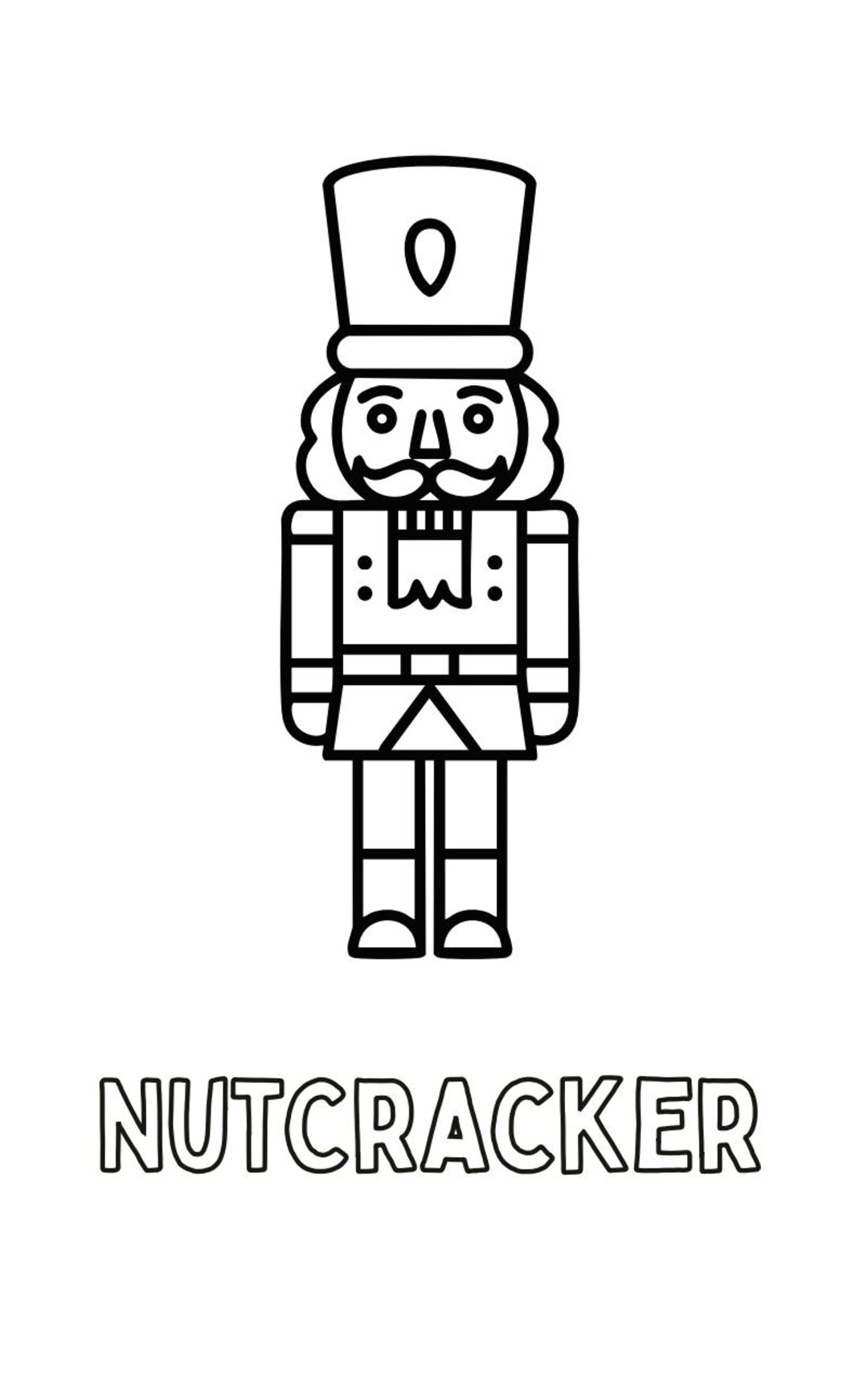 Libro para colorear navideño fácil - Etsy España