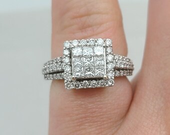 Invisible Set Diamond Ring - Etsy