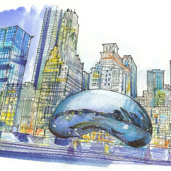 Cloud Gate - Etsy