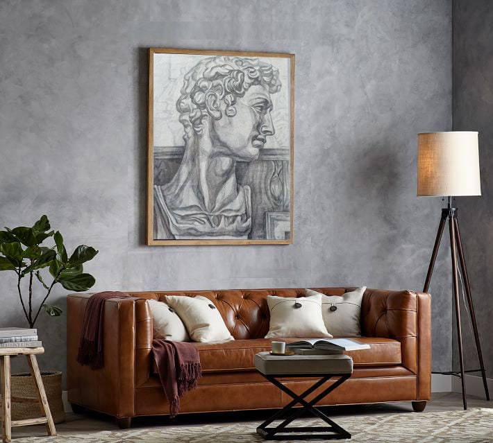 Original Pencil Sketch Portrait of Michelangelo David's | Etsy