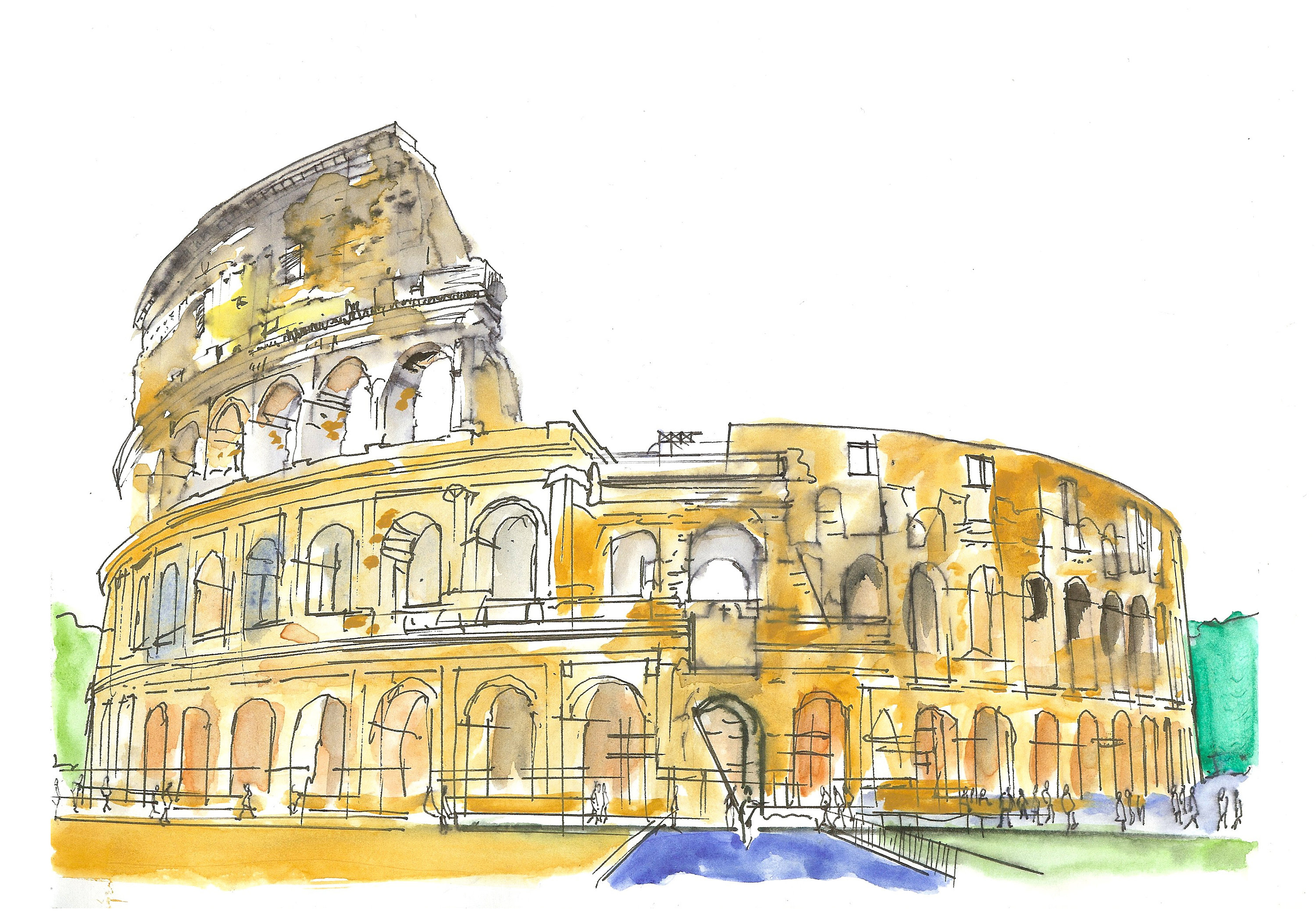 Colosseum Drawing