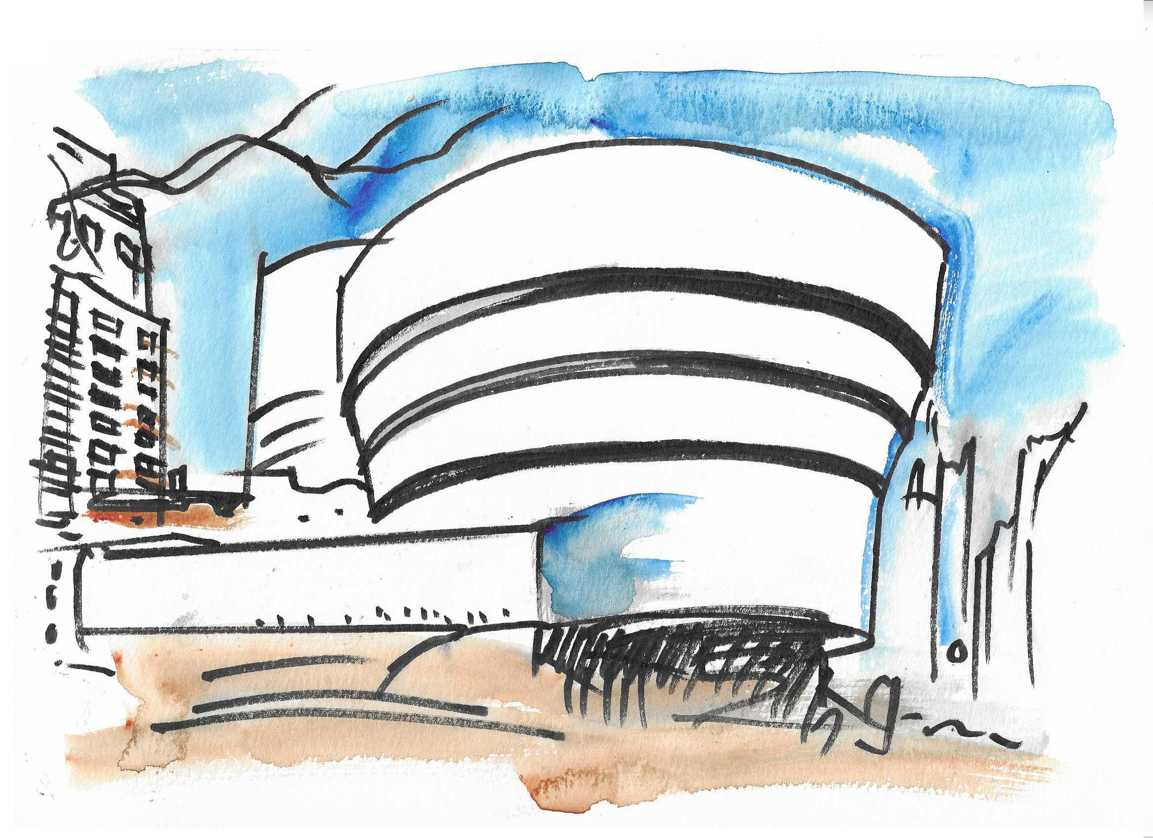 Guggenheim Museum Sketch