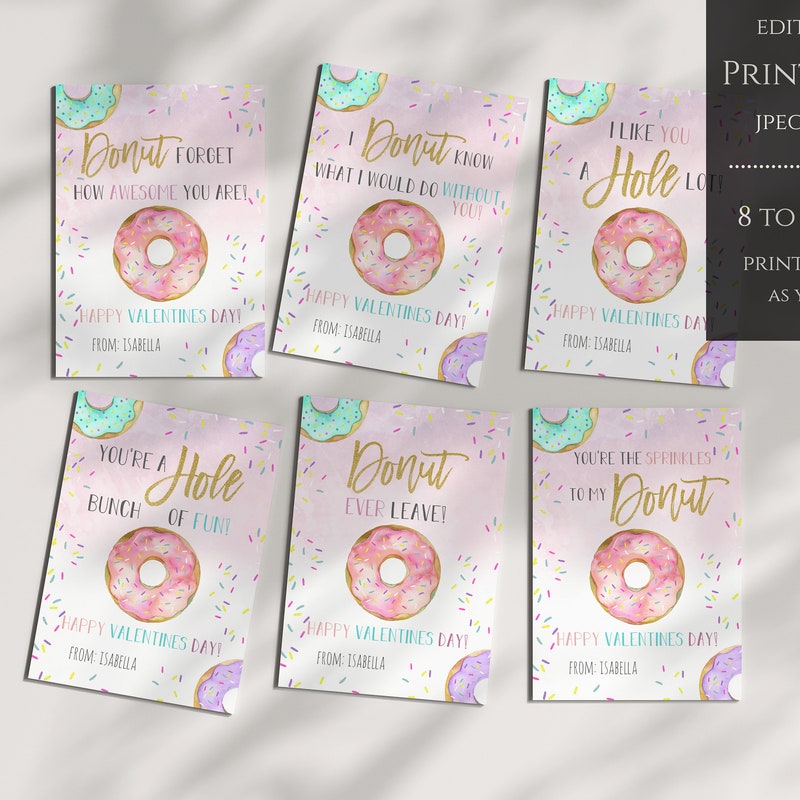 Donut Card - Etsy