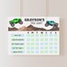 Kid's Chore Chart, Monster Truck Chore Chart, Kid's Reward Chart ...