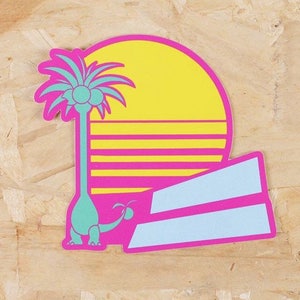 Alolan Exeggutor Vinyl Sticker - Etsy
