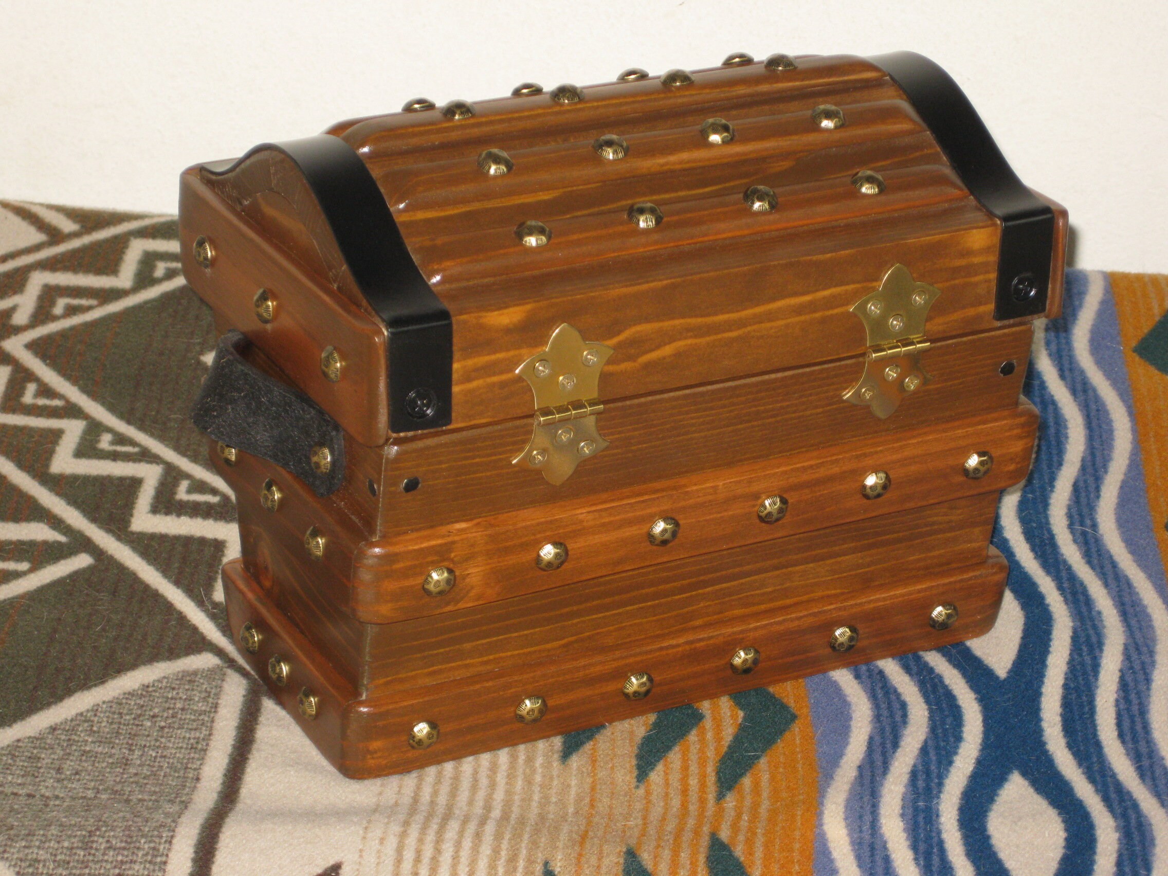 Small WOODEN PIRATE TREASURE Chest Handcrafted, 100's of Pirate Chests ...