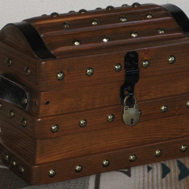 Small Wooden Chest - Etsy