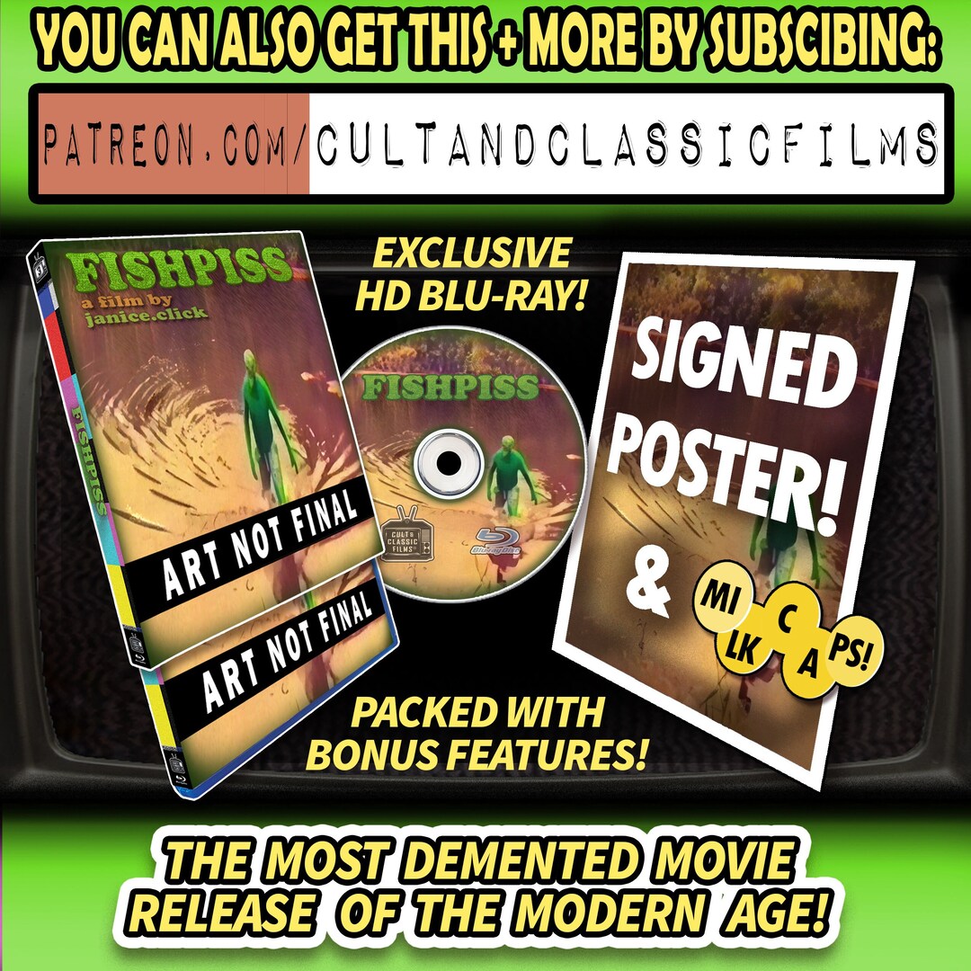 CULT FILM Feature: FISHPISS (2022) by Janice.click! - Etsy