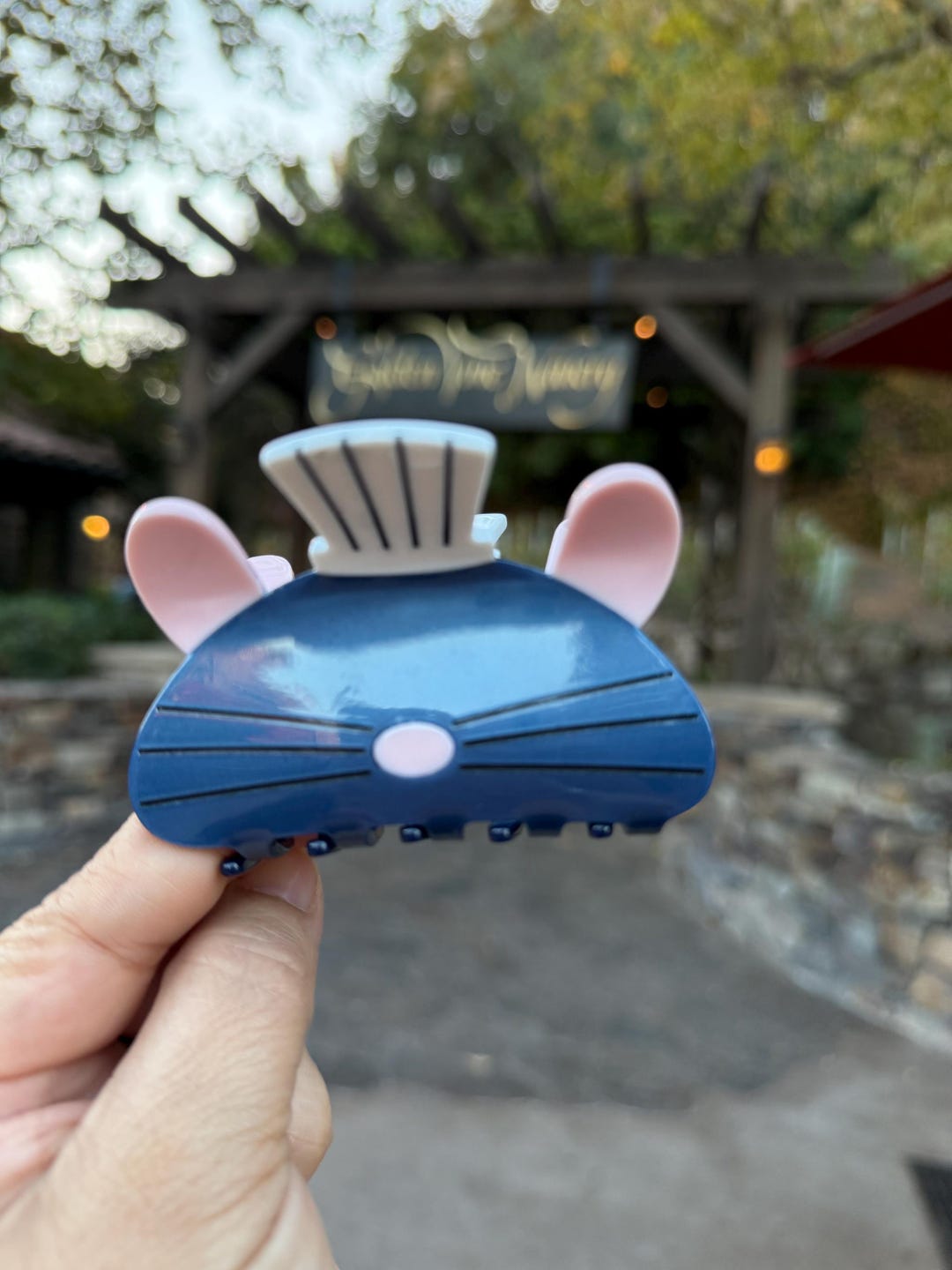 Remi the Chef Rat Inspired Hair Clip, Mouse Pumpkin, Translucent Clip ...