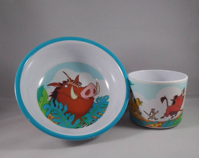 The Lion King Zak Designs Two Piece Cup and Bowl - Etsy