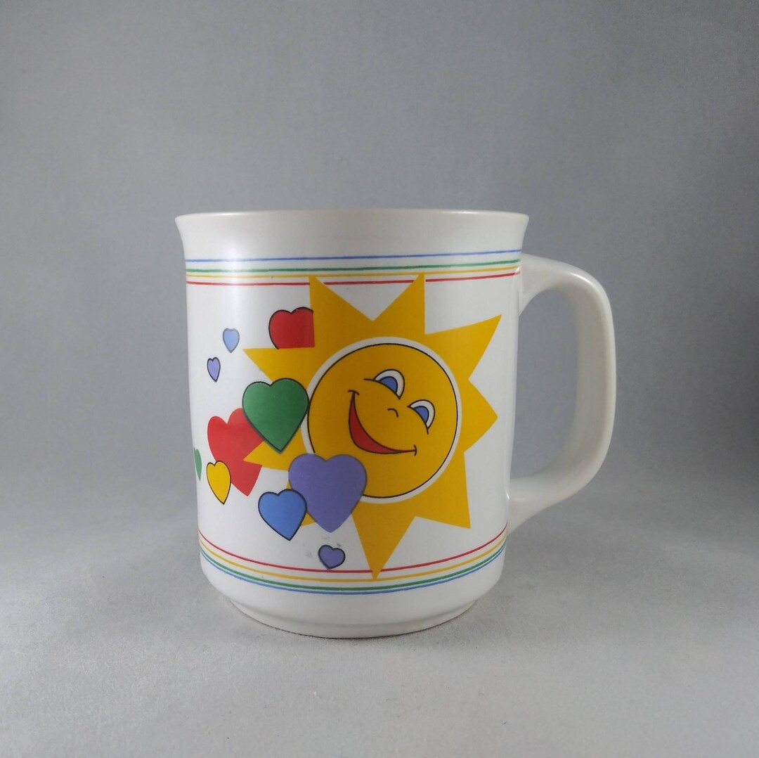 Giftco Sunshine Hearts Rainbow Mug - Etsy