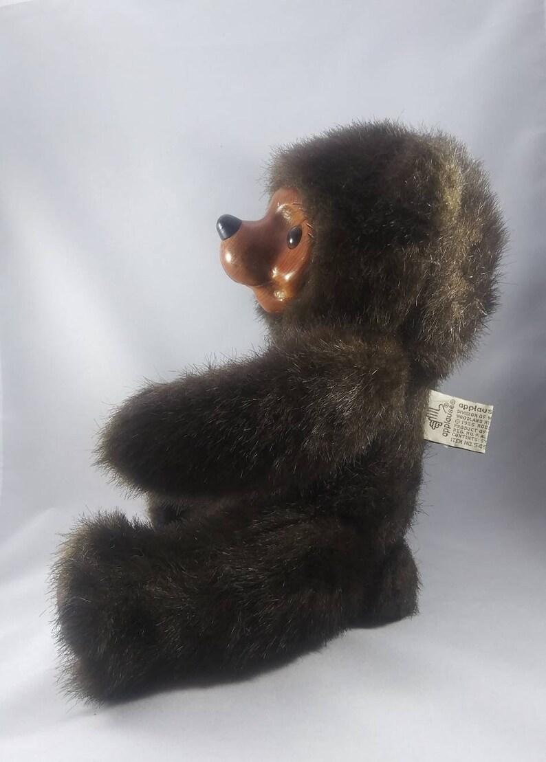 Robert Raikes Applause Bear Wood Face and Paws Mohair - Etsy