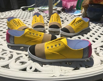 Hand Painted Pencil and Composition Book Shoes, or Crayons - Etsy