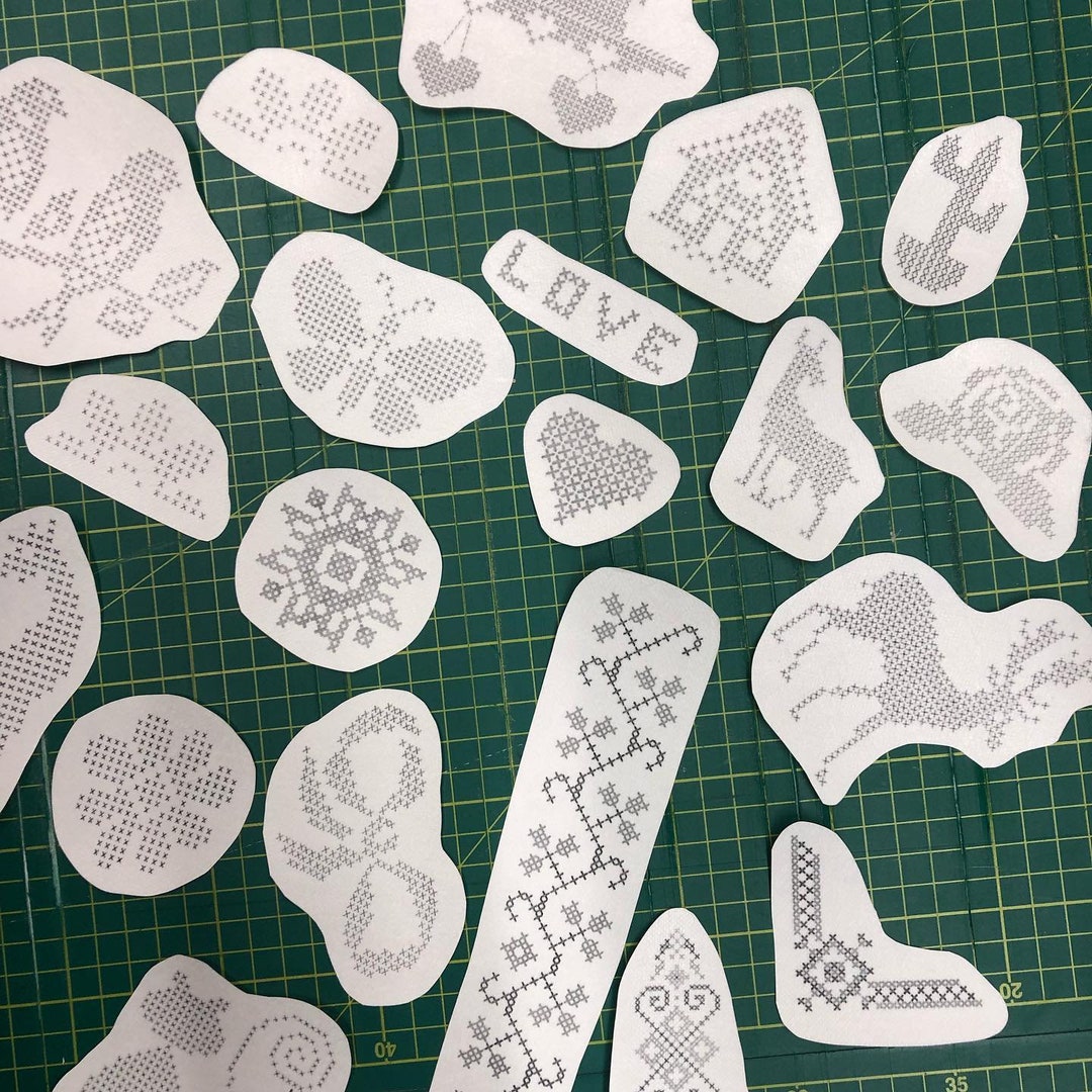 Stick and Stitch Embroidery Patterns, Stick on Embroidery Patches ...