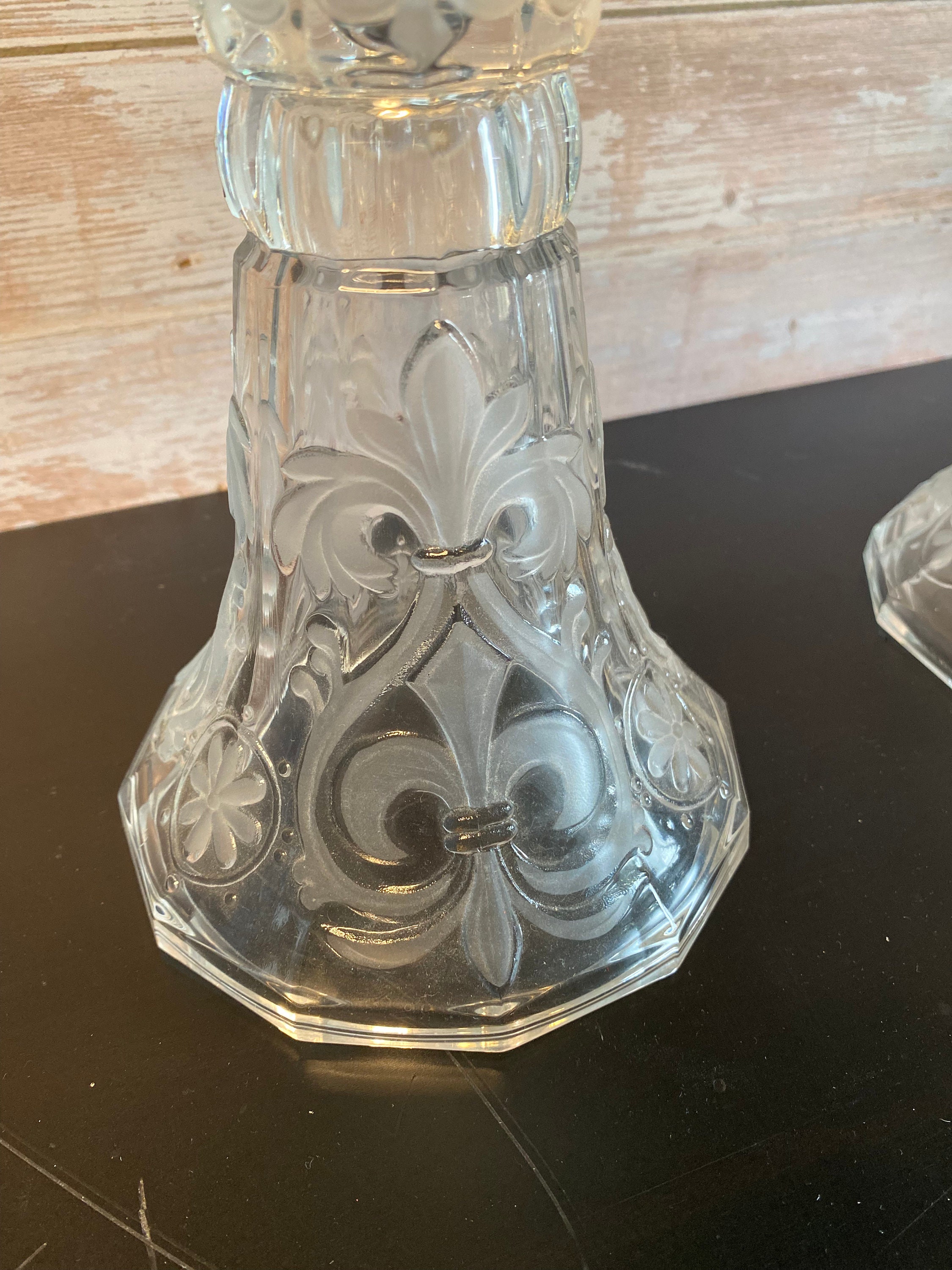 Vintage 3 Way Glass Vase Pair - Etsy