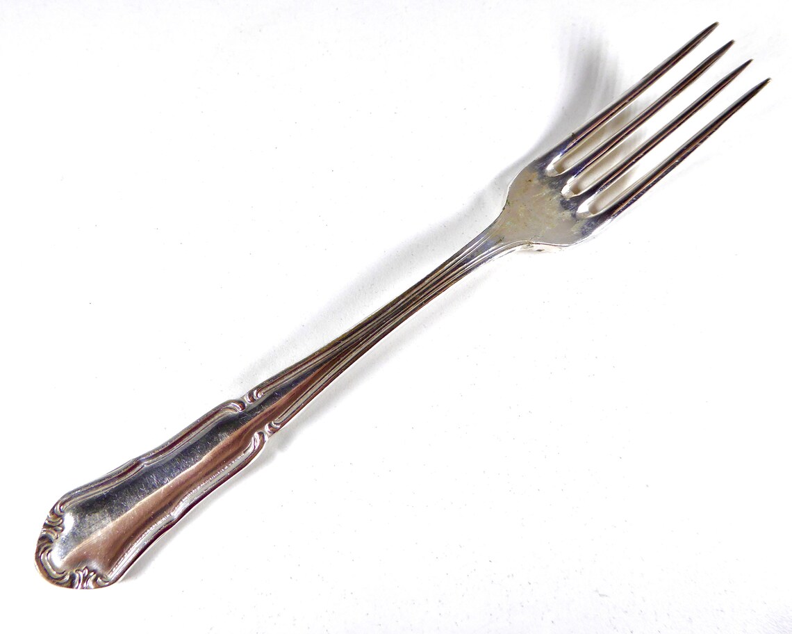 Vintage Italian Table Fork Georgian Style Marked ARG 800 | Etsy