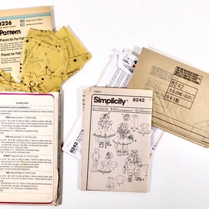 Plush Animal Sewing Patterns, Kitty Cat Dress-up, Monkey, Lion, Teddy ...