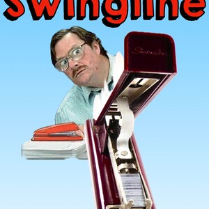 Classic Red Swingline Stapler, Desktop Style, Standard Staples (loaded ...