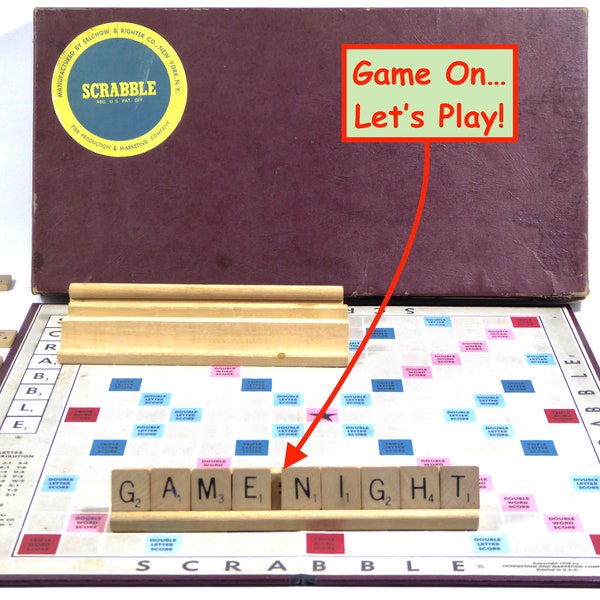 Scrabble Board - Etsy