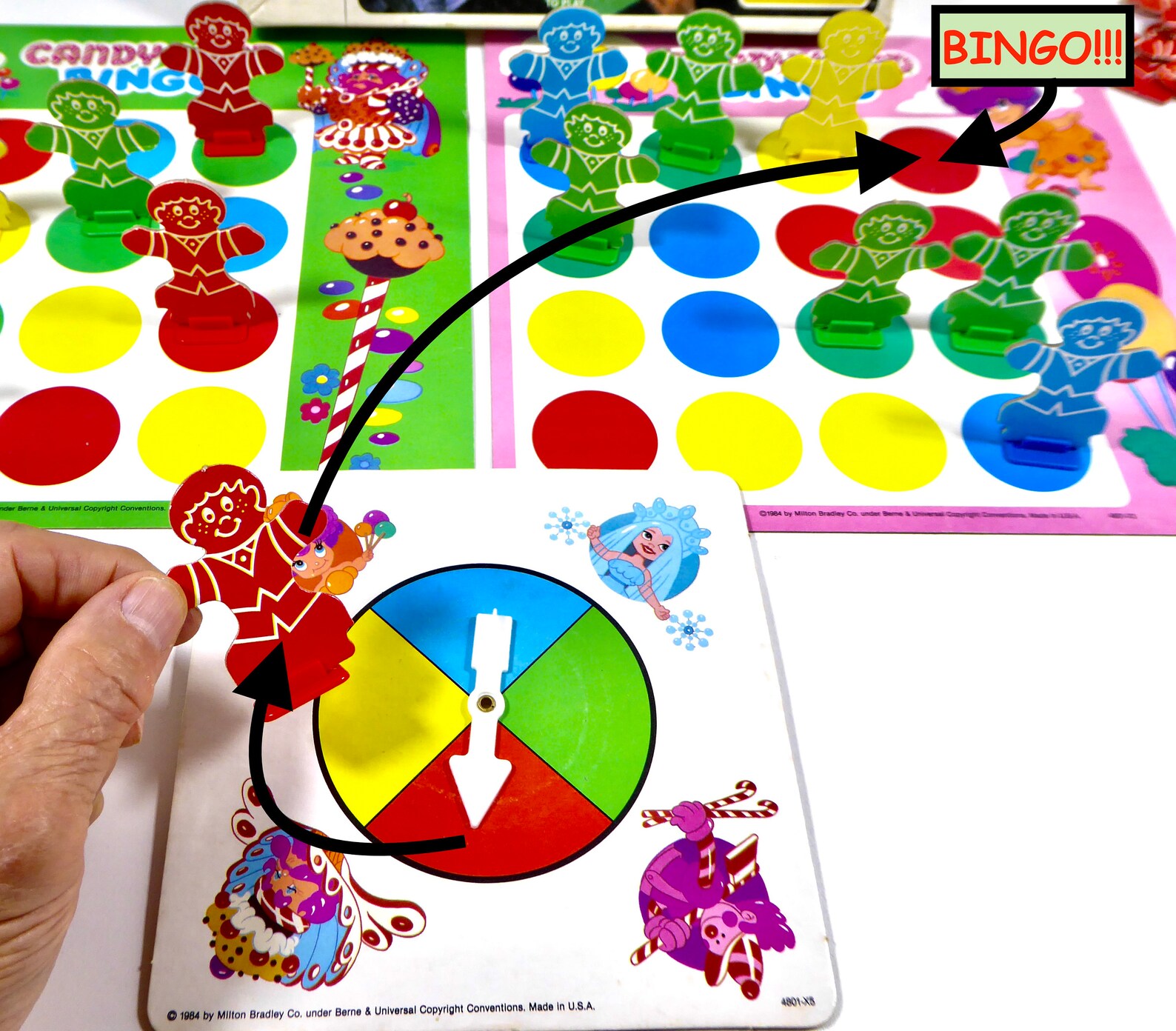 Vintage Candy Land Bingo Color Recognition Game Ages 4-8 - Etsy