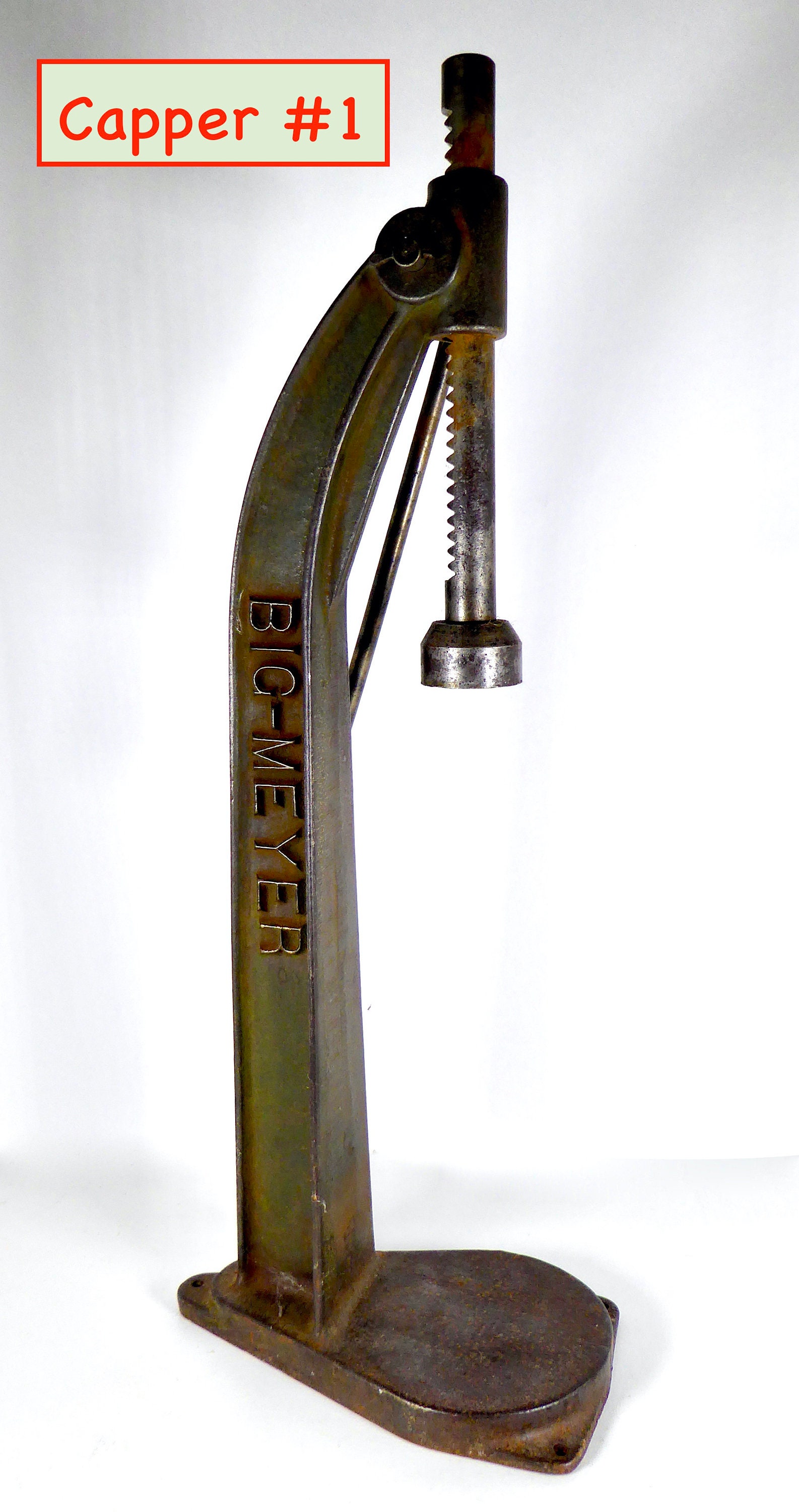 Vintage Bottle Cap Press Bench Style: Steampunk Cast Iron | Etsy