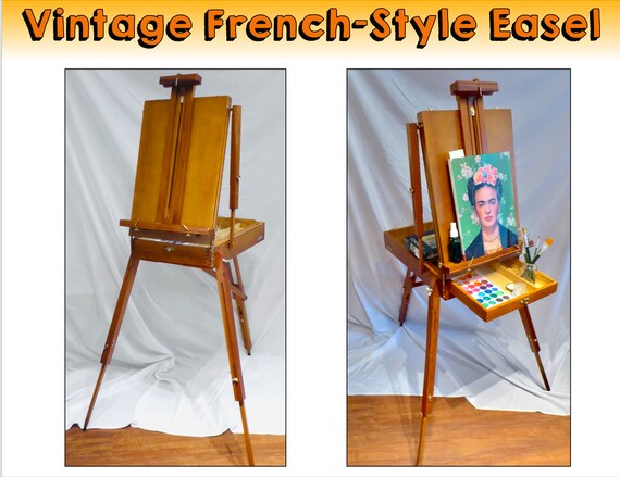 Vintage French-style Easel En Plein Air or Studio Work - Etsy