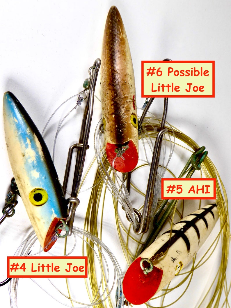 Vintage Trolling Plugs Classic Tomic Little Joe Ahi | Etsy