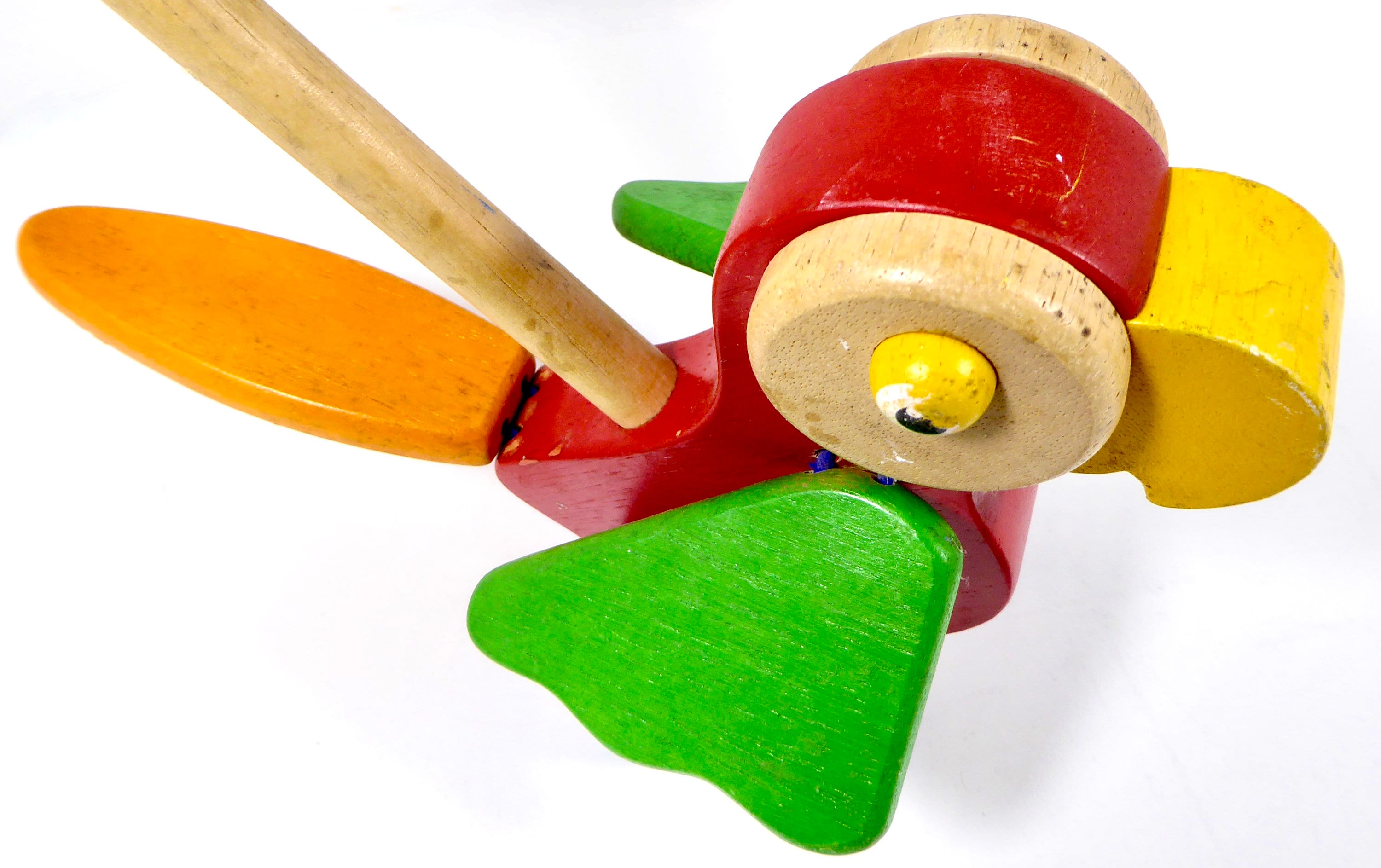 Vintage Ryan's Room small World Toys Wooden Push Dodo | Etsy