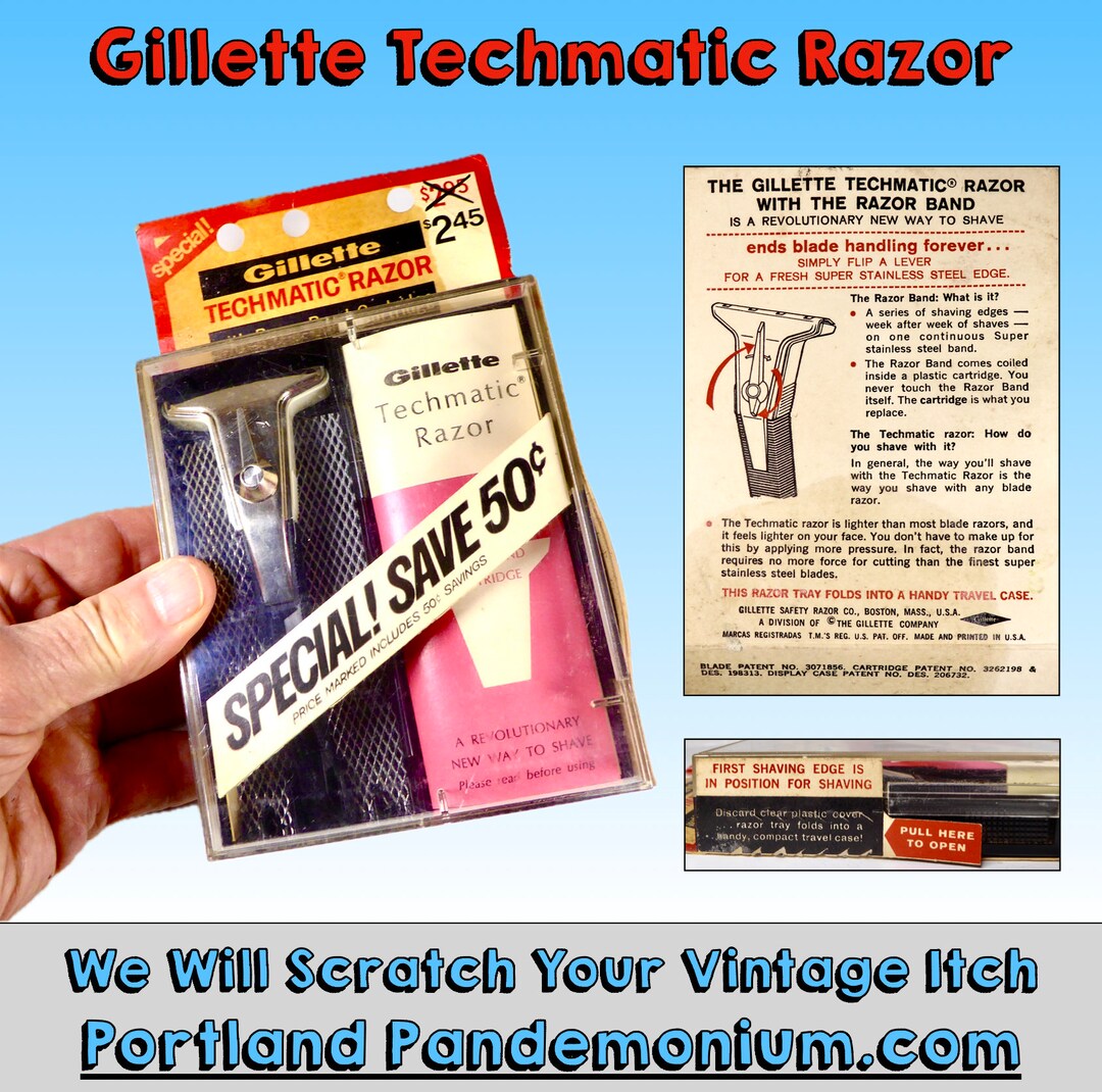 1960's NOS Gillette Techmatic Razor: Either the Rarest or the Worst ...