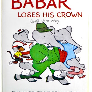 Vintage BABAR "loses His Crown" Dr. Seuss Beginner Reader Series ...