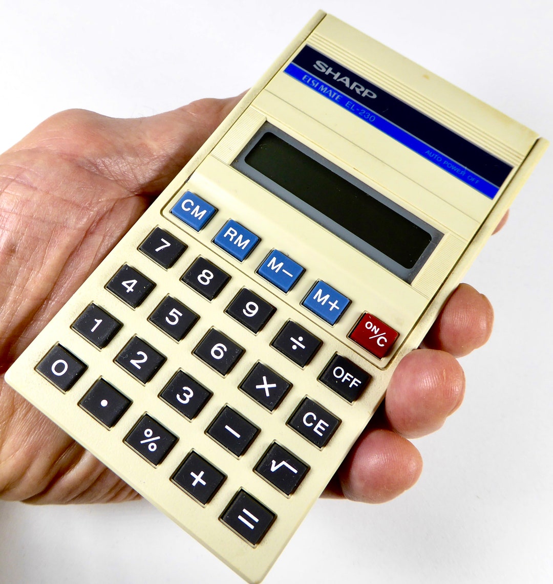 Vintage SHARP EL-230 Elsimate Pocket Calculator, Circa 1983, LCD ...