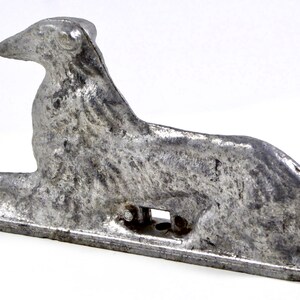 Vintage Afghan Hound Metal Gate Topper, Classic At-rest Pose ...