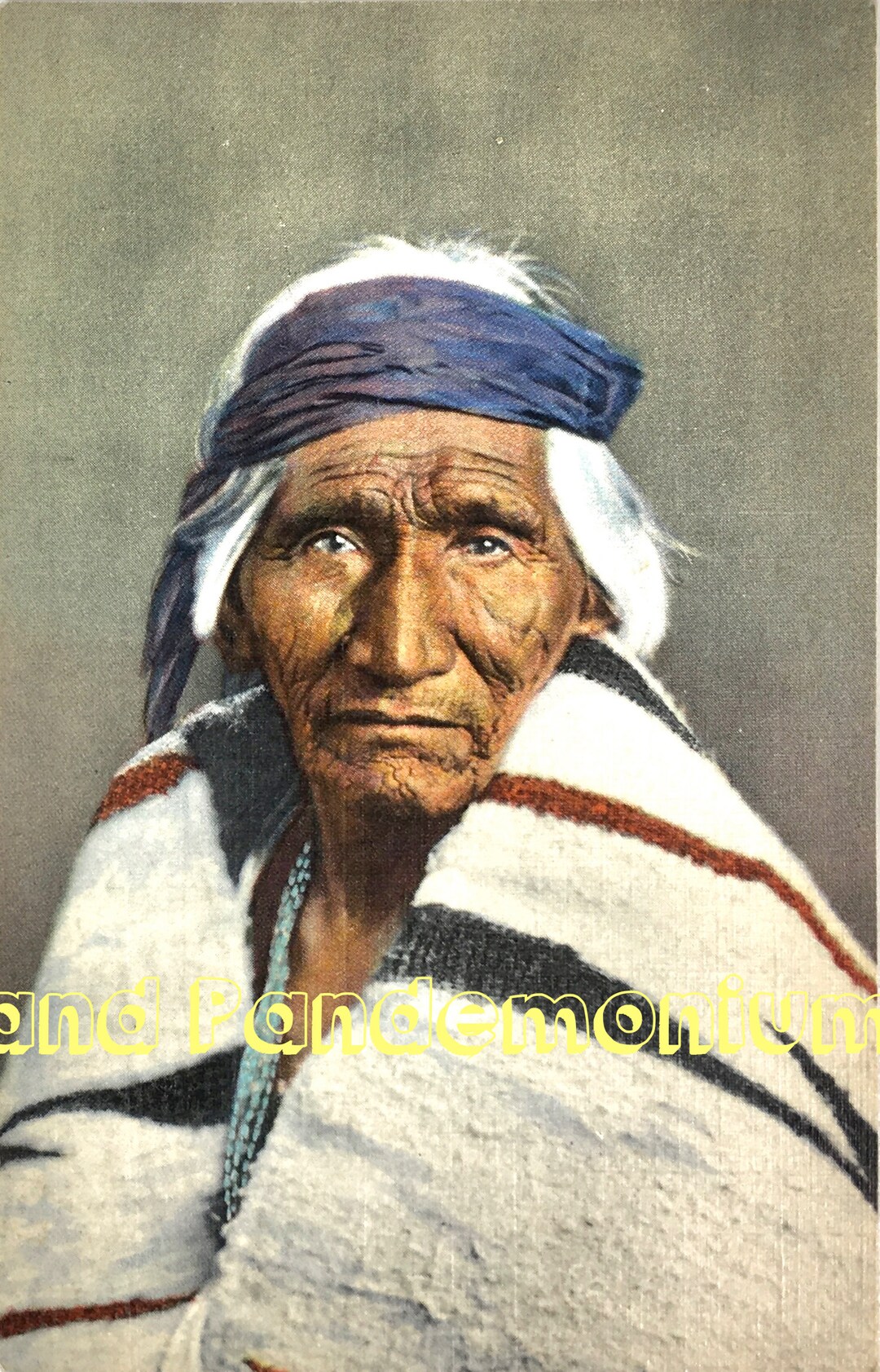 Hosteen Tso ("big Fat Man") Vintage Photo Postcard, Navajo US Army ...