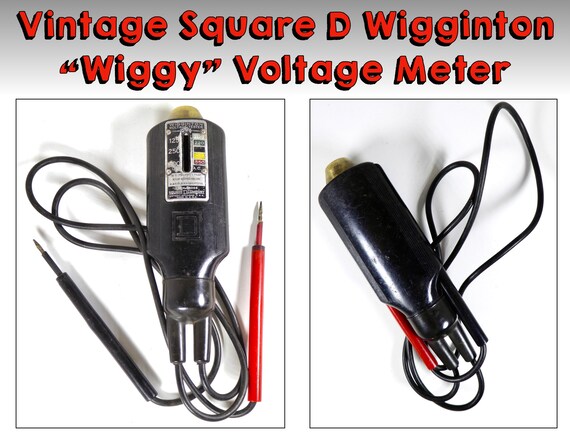 Vintage Square D Wigginton wiggy Voltage Meter - Etsy