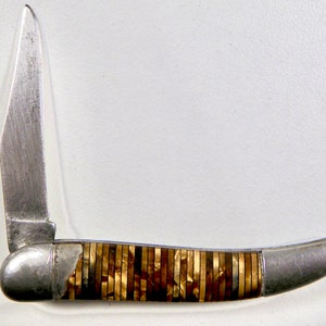 Vintage Pen Knife Single Folding Carbon Steel Blade Celuloid - Etsy