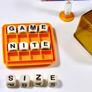 Vintage Boggle: Two Versions, Original (hard) Circa 1980, and Revised ...