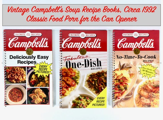 Vintage Campbell's Soup Recipe Books Circa 1990's Food - Etsy