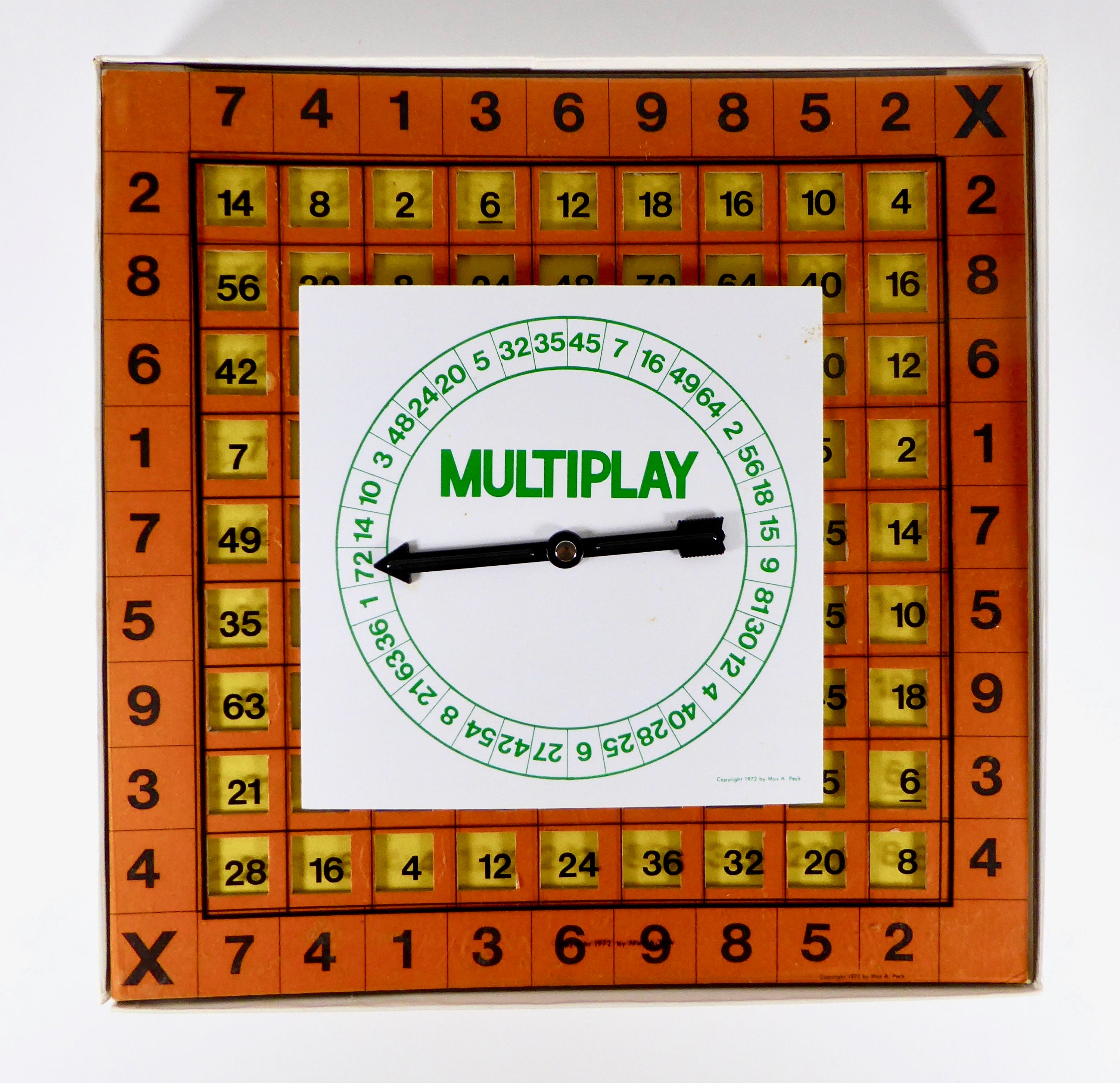 Vintage Educational Game: Multiplay Multplication | Etsy