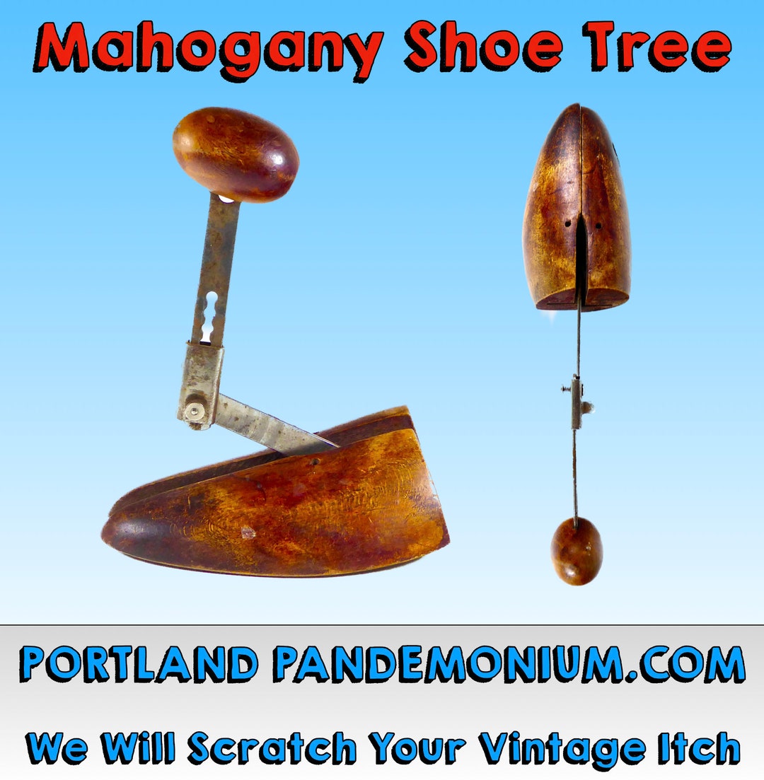 Vintage Shoe Tree, Beautiful Polished Mahogany, Circa 1920's ...