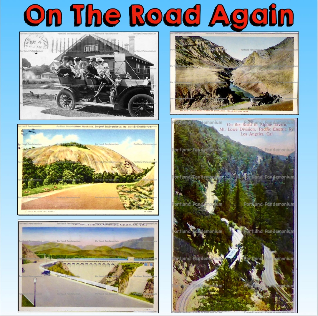 Road Trip Postcards: Vintage Model T Family Outing, Yellowstone Cody ...
