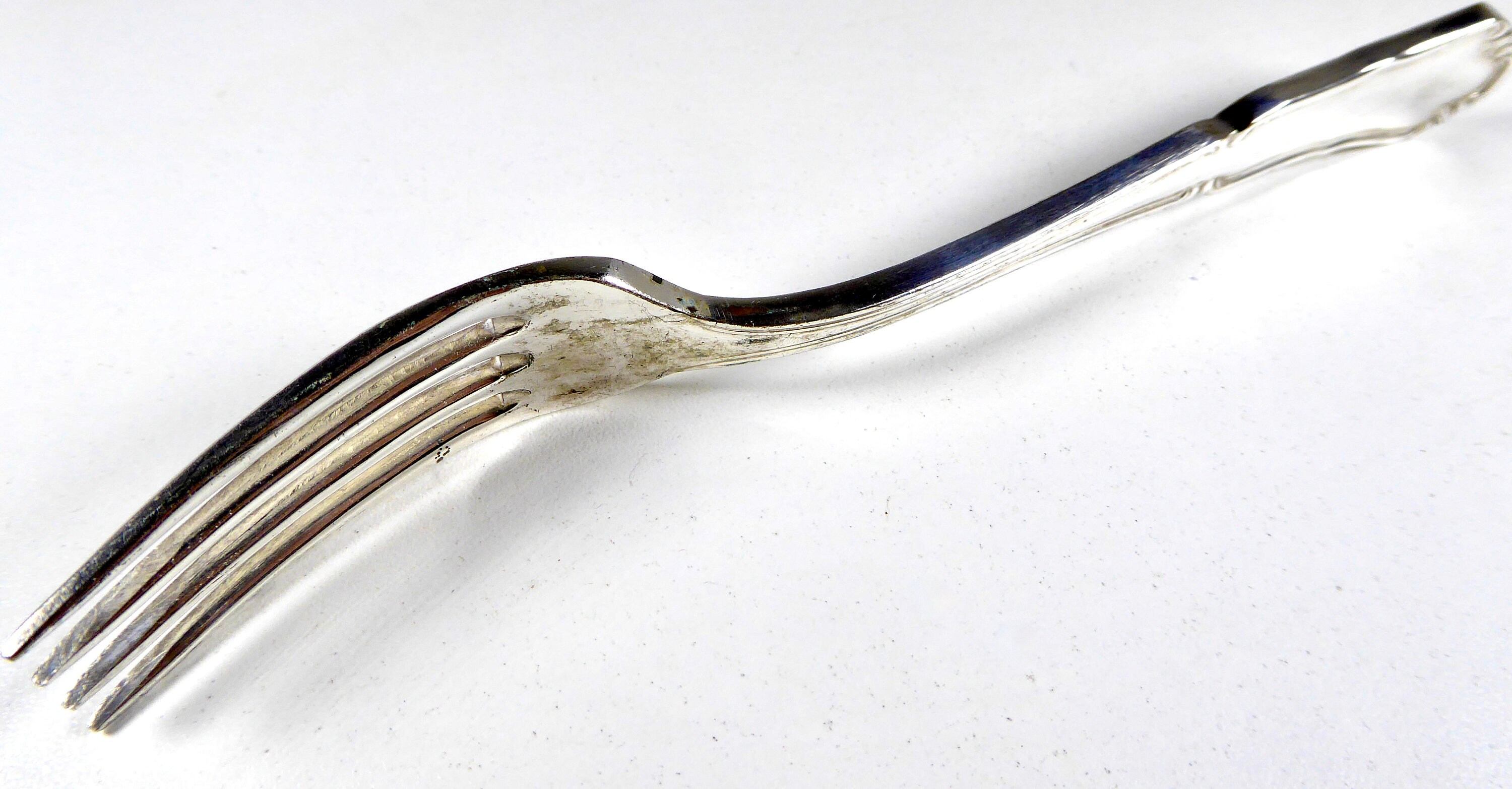 Vintage Italian Table Fork Georgian Style Marked ARG 800 | Etsy