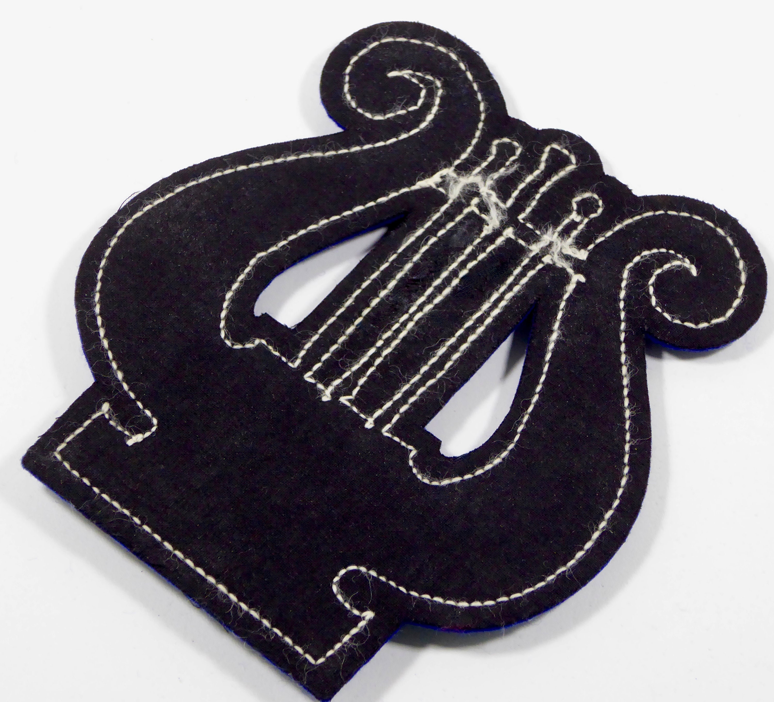 Vintage Letterman's Lyre or Harp Patch for Music Choir - Etsy